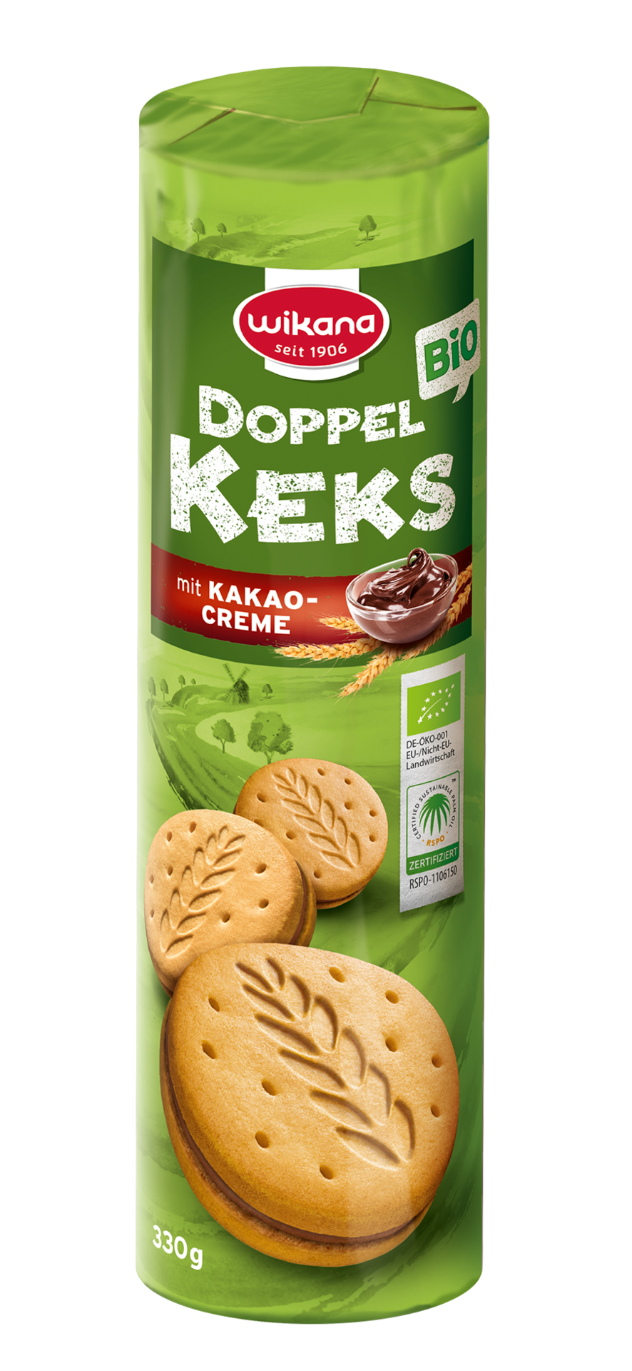 Bio Doppelkeks mit Kakaocreme